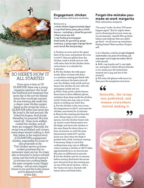 Glamour Magazine Layout Glamliving Behance