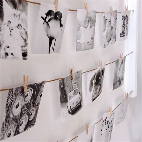 Панно с зажимами для 40 фотографий Hangit дерево по цене 3190 ₽ в интернет магазине подарков