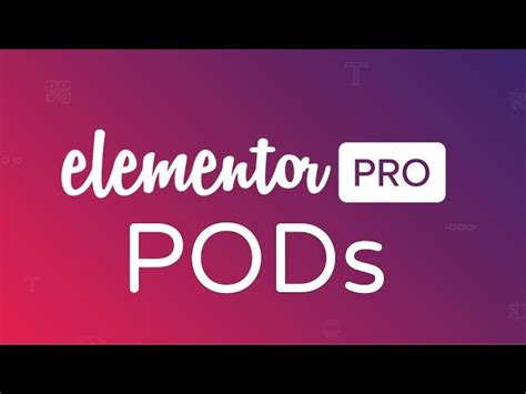 Free Video Elementor PODs Tutorial How To Work With Custom Post Types And Custom Fields From