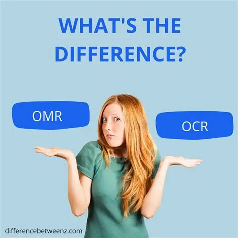 Difference Between OMR And OCR Difference Betweenz