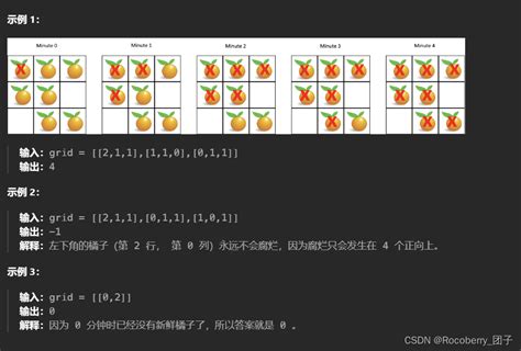 94 腐烂的橘子 Csdn博客