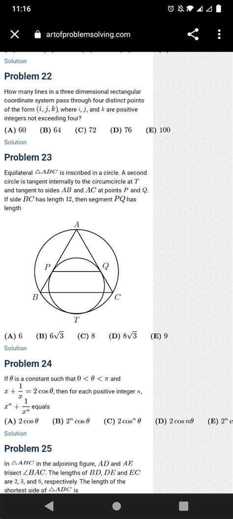 1116 1 ΔΔ Solution Problem 22 How Many Lines