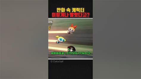 정말 빠르다 만화 속 캐릭터 속도 비교 Youtube