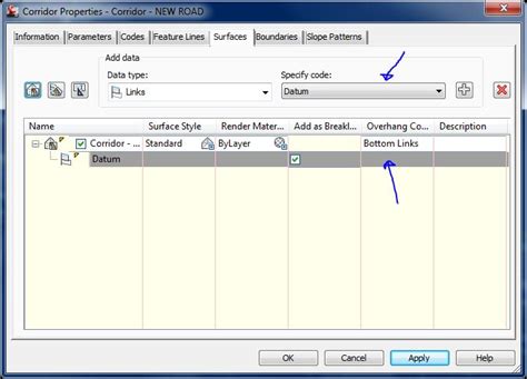 Solved Section View Properties No Corridor Surface Autodesk