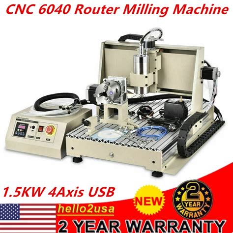 1 5kw 4axis Usb Cnc 6040 Router Milling Machine Engraver Diy Engraving Drilling Eur 1 155 80