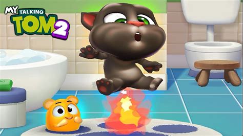 Мой Говорящий Том 2 Ухаживаем за питомцем Играем в миниигры НОВАЯ ИГРА про Говорящего Тома и
