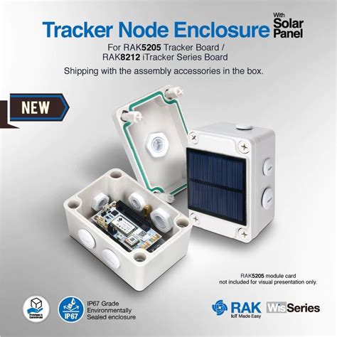 Rak7205 Lora Tracker With Solar Panel Integrated Ublox Max 7q Module