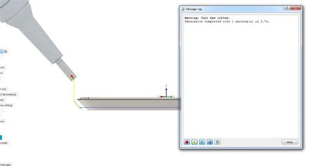 Solved Swarf Toolpath Tool Lifted Warning Autodesk Community