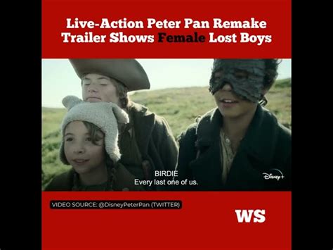 Liveaction Peter Pan Remake Trailer Shows Female Lost Boys