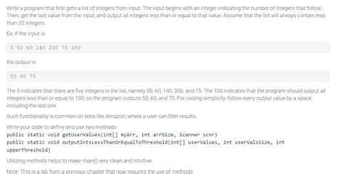 solved write a program that first gets a list of integers