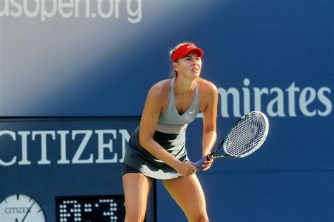 Maria Sharapova Flashing Her Black Panties At The Us Open Tennis