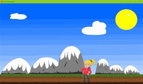 Parallax Mountain Background