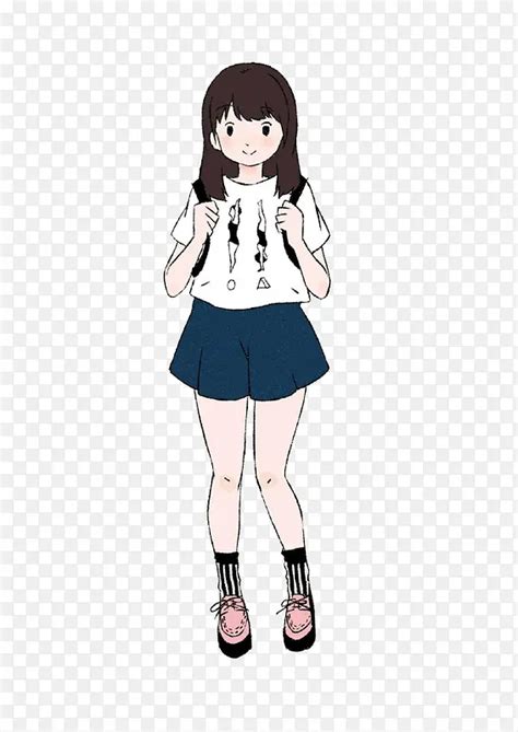 卡通上学女孩png图片素材下载图片编号9798666 Png素材网