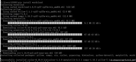 Python：安装wordcloud库不成功（you Are Using Pip Version 1001 However Version 2002 Is Available