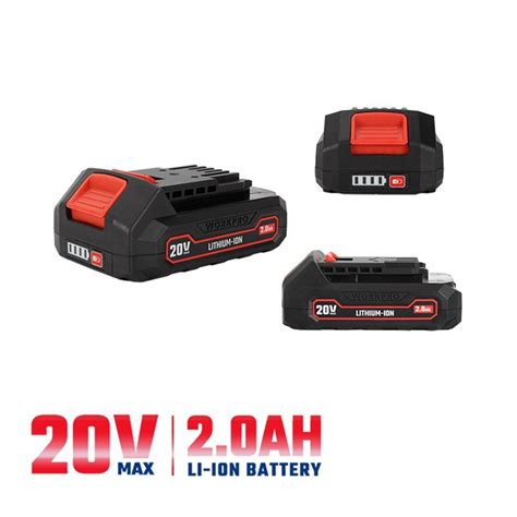 China 20V 2.0AH LI-ION BATTERY Suppliers - Wholesale Pricelist - WORKPRO