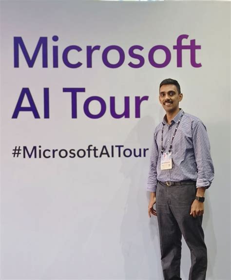 Sarveshwaran Rajagopal On Linkedin Microsoftaitour Innovation Ai Personaljourney Futureofwork