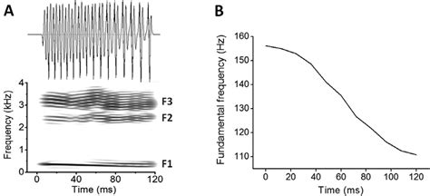 The Vowel I Used For The Neural Measurement A The Temporal Download Scientific Diagram
