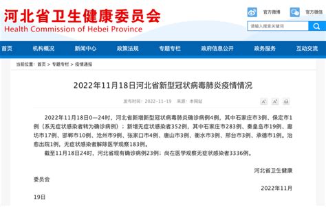 刚刚通报！11月18日，廊坊新增17例无症状感染者！检测河北核酸