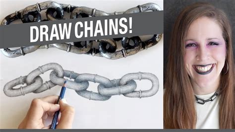 How To Draw Chains How To Draw Halloween Stuff YouTube