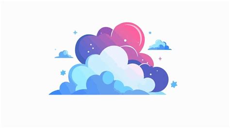 Cloud Icon Vector Illustration In Flat Design Style Premium AI Generated Vector