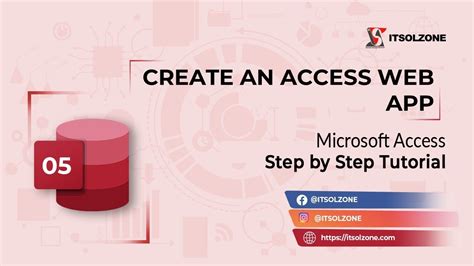 Create An Access Web App In Microsoft Access Step By Step Tutorial