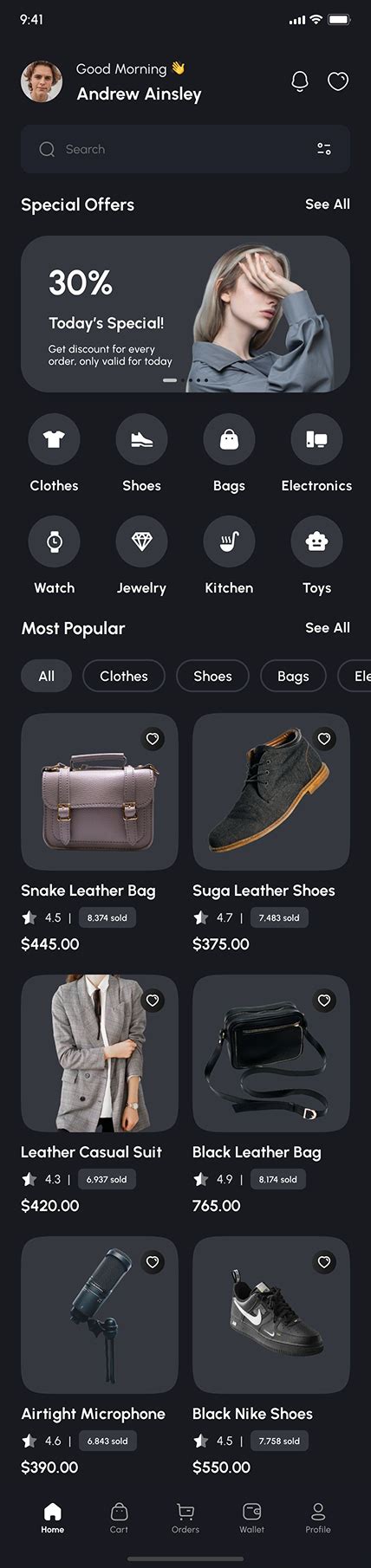 Evira Ecommerce React Native Expo App Ui Kit By Lalastudio12 Codecanyon