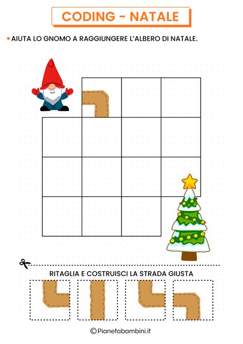 Schede Di Coding Sul Natale PianetaBambini It