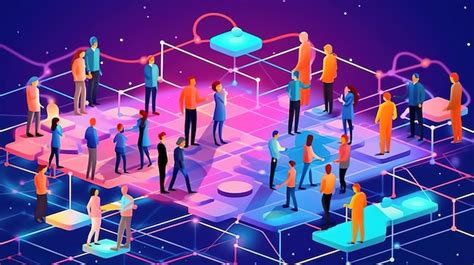 Premium Photo Business Ecosystems And Partnerships Concept Generative Ai