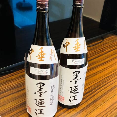 代購代標第一品牌－樂淘letao－ich【未使用品】 墨廼江 純米吟醸 中垂れ 2本セット 1800ml すみのえ 日本酒 宮城県限定 23年