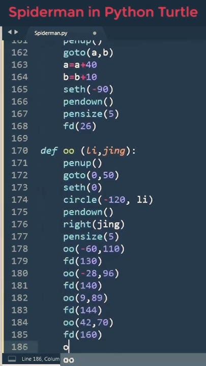 How Can You Draw Spiderman With Python Really 😯 Shorts Viral Shorts Css Coding Youtube