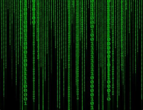 Premium Photo Abstract Green Technology Binary Background Binary