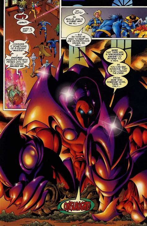 Onslaught Los Cuatro Fantasticos Arte De Criaturas Míticas Arte De