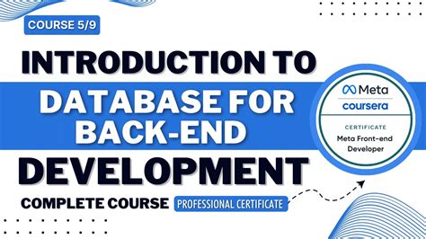 Introduction To Databases For Back End Development Full Course Databases For Back End