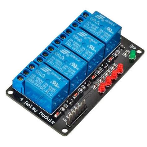 Модуль реле 5v 4 канала