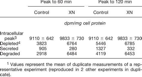 Effects Of Xn On Intracellular Apob Degradation In Hepg2 Cells 1 2 Download Table