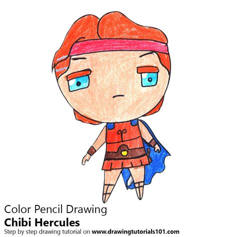How To Draw Chibi Hercules Chibi Characters Step By Step