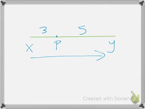 Solvedsuppose Point P Divides The Directed Line Segment Xyso That The