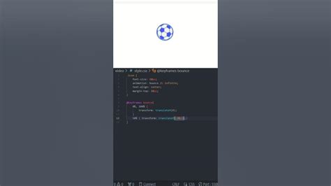 Tips 015 Css Bouncing Boll Icon Coding Webcoding Programming Ytshorts Trending