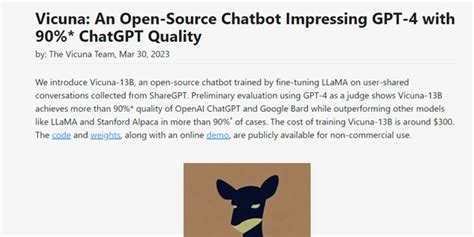 Vicuna Ia Alternatives Et Similaires 2025 Aixploria