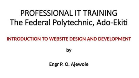 front end web development ppt