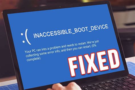Hướng Dẫn Sửa Lỗi Inaccessible Boot Device Trên Windows Châu It