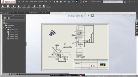 Solidworks 2019 Drawing เบื้องต้น 1 ภาษาไทย การตั้งค่าใน Drawing Youtube