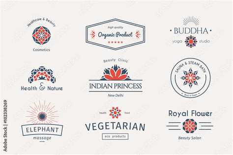 Vector Asian Logo Templates Stock Vector Adobe Stock