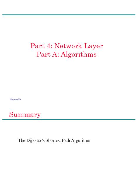 4 Networklayer Parti Pdf Routing Computer Network