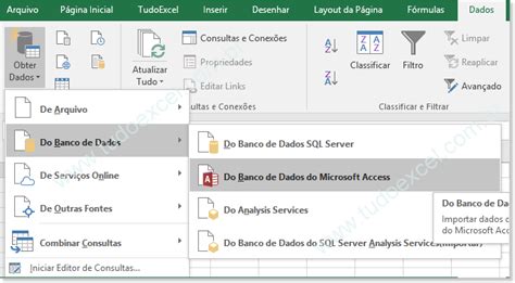 importar dados de outras fontes para o excel tudo excel
