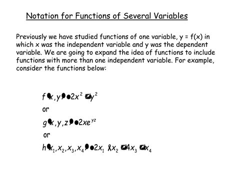 Ppt Chapter 8 Functions Of Several Variables Section 81 Powerpoint