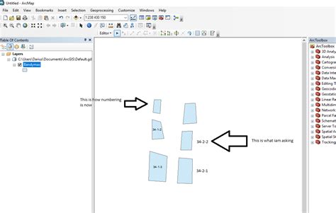 arcgis desktop making sequential number s not based on object id
