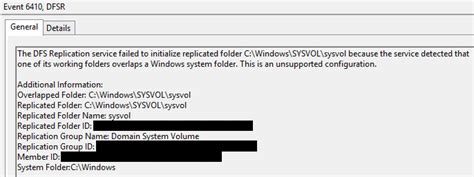Solved The DFS Replication Service Stopped Experts Exchange