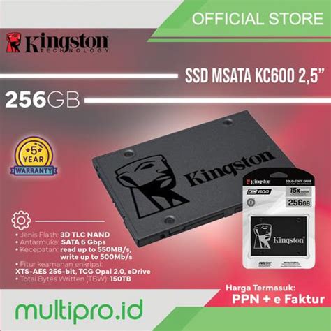 Promo Ssd Kingston Gb Sata In Kc Cicil X Jakarta Utara Multipro Id Tokopedia