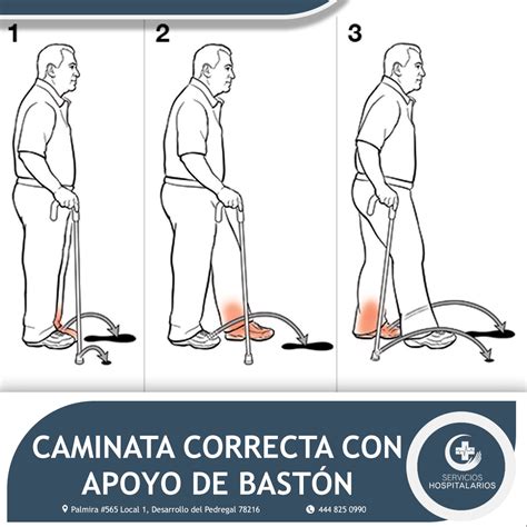 ¿cómo Usar Un Bastón Correctamente Servicios Hospitalarios